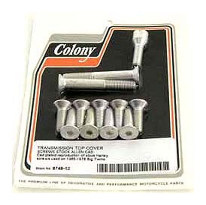 Colony Transmission Top Cover Screws For Harley Big Twin 1965-1978 ...