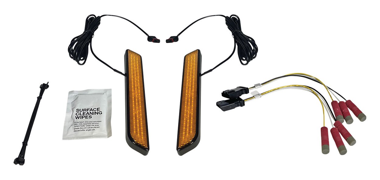 Custom Dynamics LED Front Fork Lightz | JPCycles.com