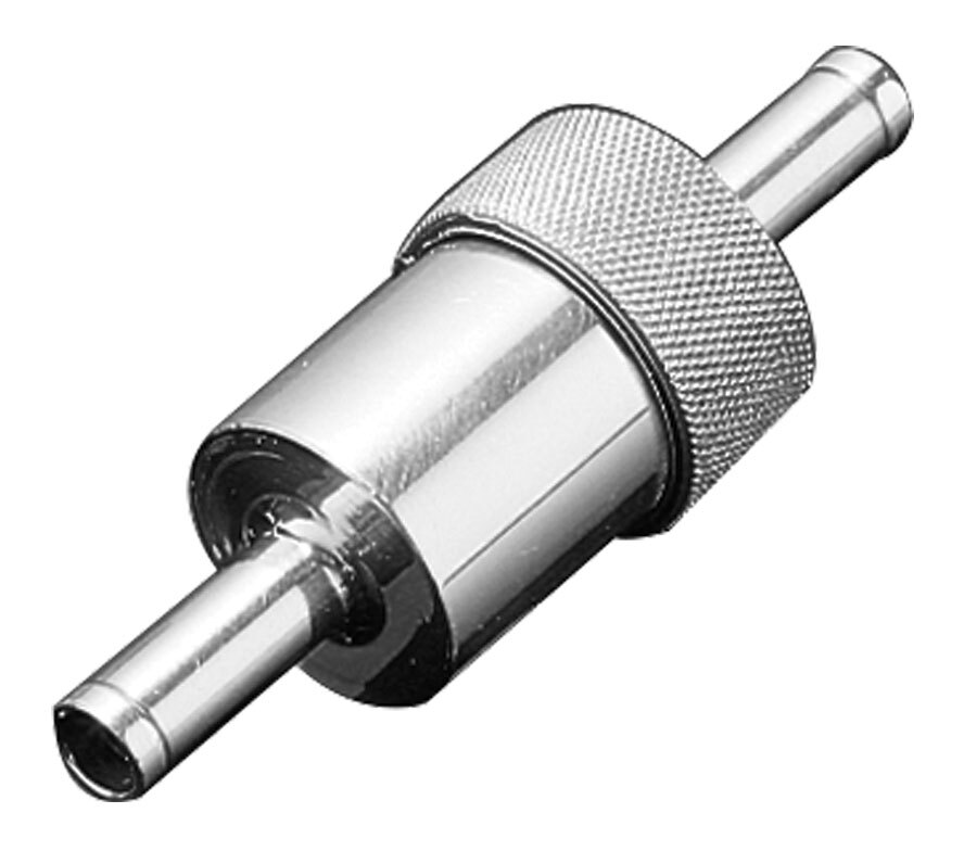 Russell Metal 5/16" Inline Fuel Filter | JPCycles.com