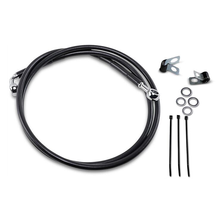 Drag Specialties Extended Front Brake Line Kit For Harley FXDWG / FXST ...