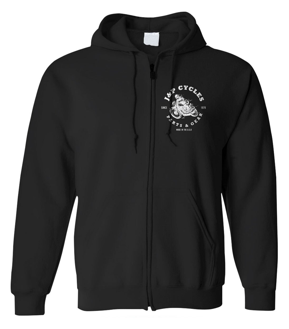 J&P Cycles Full Zip Racer Hoody (MD) | JPCycles.com
