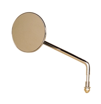 Milwaukee Twins Late-Style Round Mirrors With Long Stem | JPCycles.com