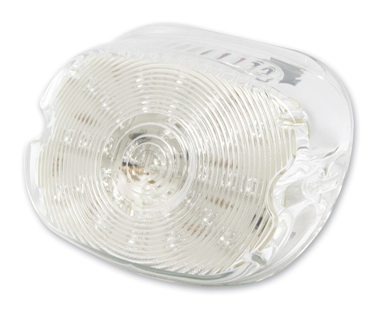 Milwaukee Twins LED Laydown Taillight With Lens For Harley FXR / XL ...