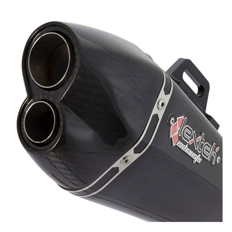 Lextek XP13 C Carbon Fiber Hexagonal Slip On | JPCycles.com