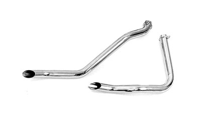 Paughco Over-The-Transmission Drag Pipes Full Exhaust System For Harley ...