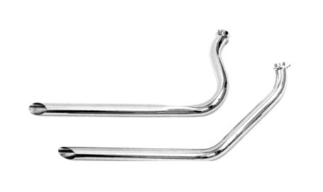 Paughco 1-3/4" Staggered Dual Slash-Cut Drag Pipes For Harley ...