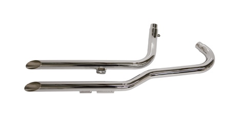 Paughco Slash-Cut Drag Pipes For Project Frames Full Exhaust System For ...