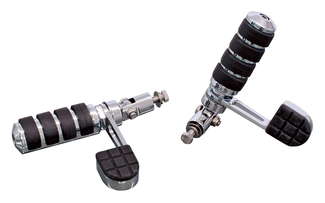 Rivco Round Footpegs With Heel Rests | JPCycles.com