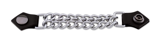 Eagle Leather Chain Vest Extender With Snaps | JPCycles.com