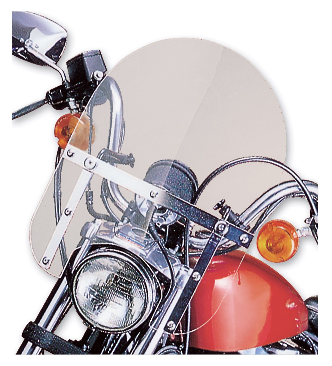 Slip Streamer Mini Police Style Windshield Kit | JPCycles.com