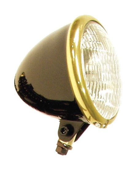 Paughco Custom Headlight For Custom Springer Front End | JPCycles.com