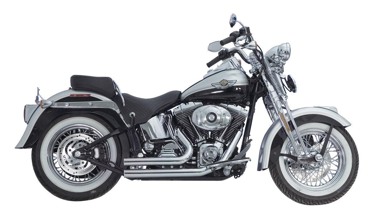 Paughco 925 Full Exhaust System For Harley Softail 1986-2011 | JPCycles.com