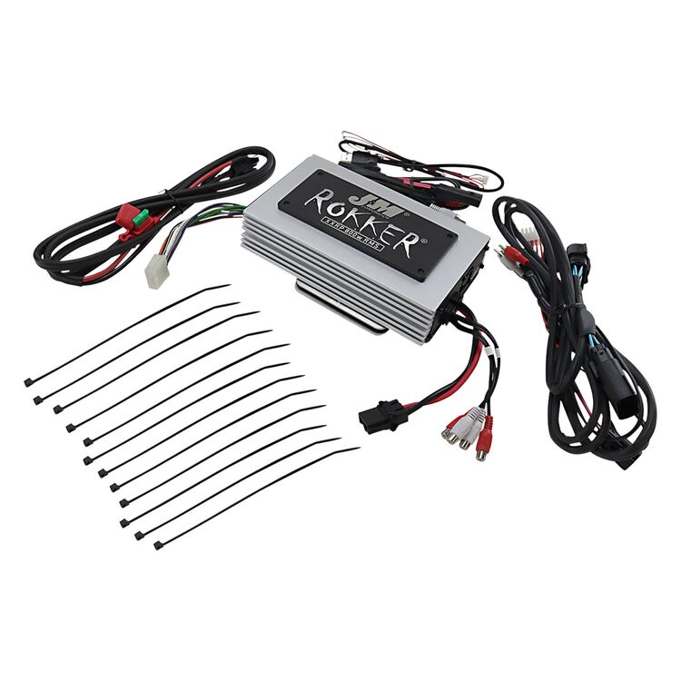 J&M Rokker XXR 800w 4-Channel DSP Programmable Amplifier Kit | JPCycles.com
