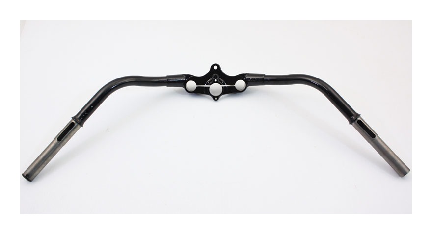 V-Twin Mfg. Speedster Handlebar With Offset Stem For Harley FL / UL ...