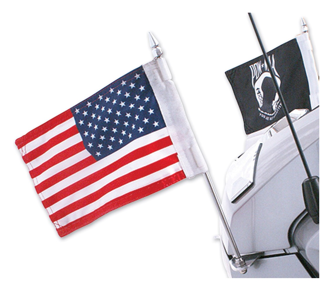 Rivco Trunk Mounted Double Flag Holder Kit Can Am Spyder 2010-2019 ...