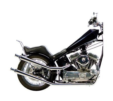 Paughco 1 3/4" Upsweep Headpipes For Harley Sportster 1986-2003 ...