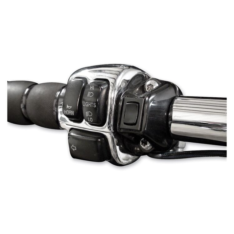 Grip Switch Dual Momentary Air Ride Rocker Switch For Harley 1982-2025 ...