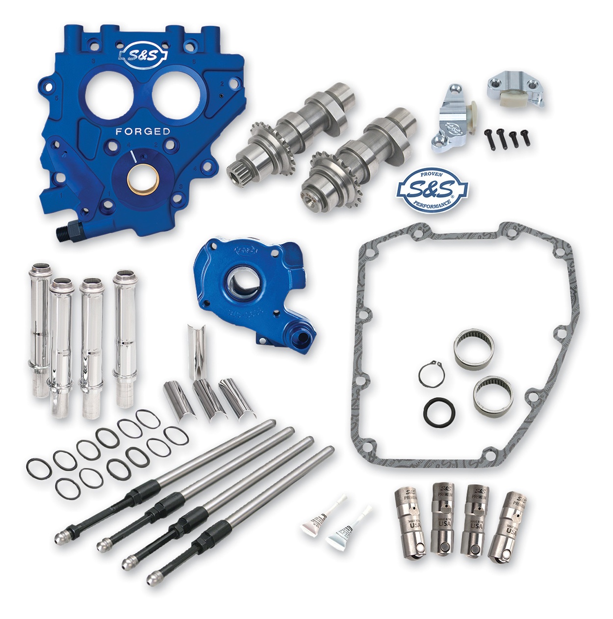 S&S Cycle 585C Standard Chain Drive Cam Chest Kit For Harley Twin Cam ...
