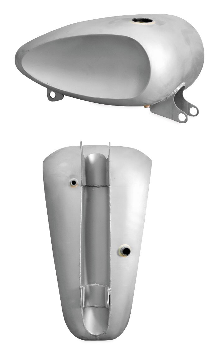 Paughco Dished Tank For Sportster With 4.5 Gal Tank | JPCycles.com