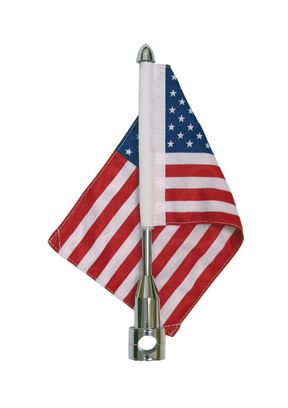 Rumbling Pride Saddlebag Rail Flag Mounting System | JPCycles.com