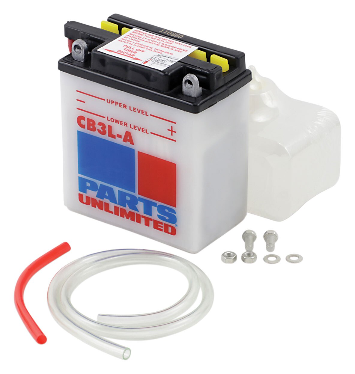 Parts Unlimited YB3L-A Heavy Duty Battery Kit Honda XL600R / NS50F 1982 ...