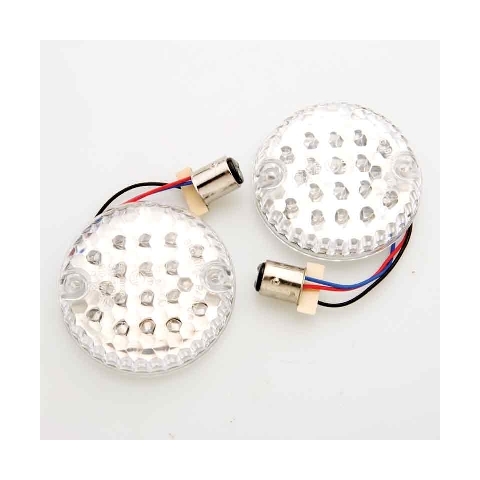 Show Chrome Front Amber LED Conversion Kit Kawasaki Vulcan 1998-2019 ...