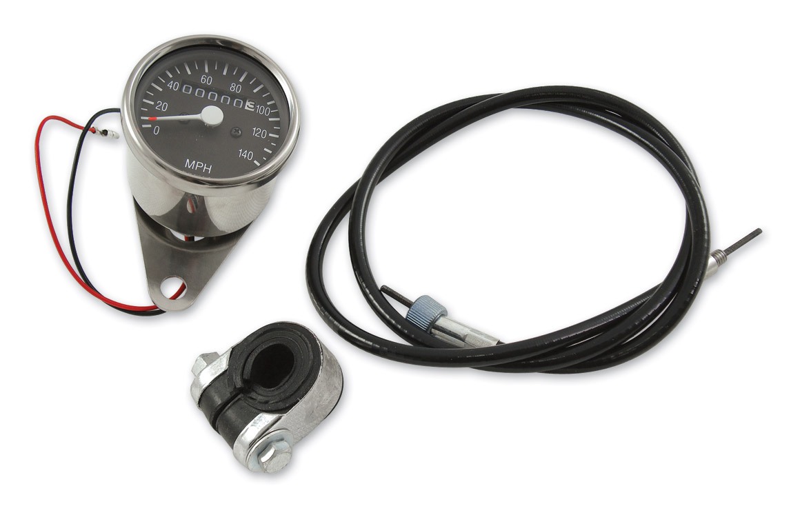 J&P Cycles Mini Speedometer Kit | JPCycles.com