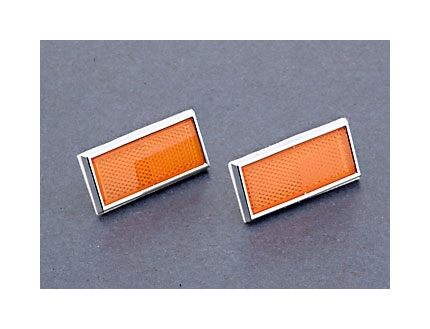 Milwaukee Twins Front Reflector For Harley 1972-1999 | JPCycles.com