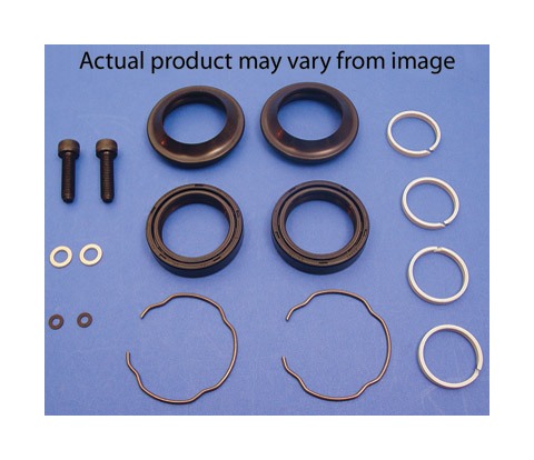 J&P Cycles Deluxe Fork Seal Rebuild Kit For Harley FL Softail 1986-2017 ...