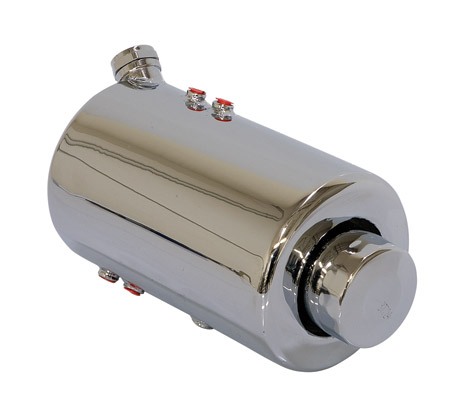 Paughco Side Fill Oil Tank With Filter | JPCycles.com