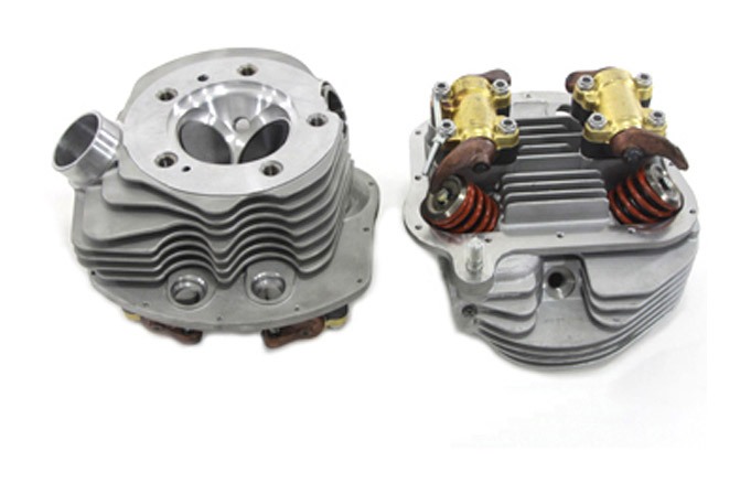 V-Twin Mfg. Panhead Cylinder Heads Full Assembly For Harley FL 1948 ...