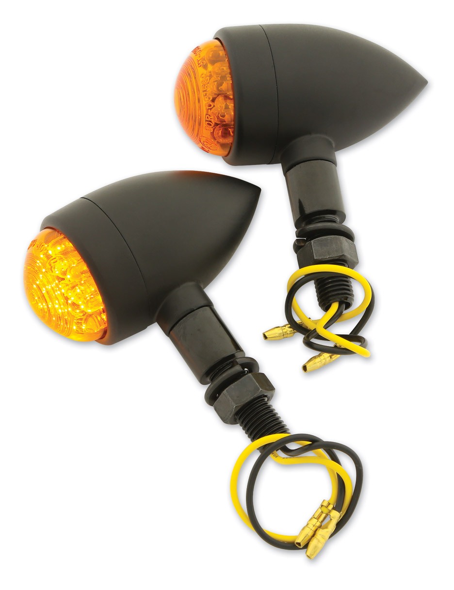 Milwaukee Twins Domed Lens LED Mini Bullet Light Set | JPCycles.com