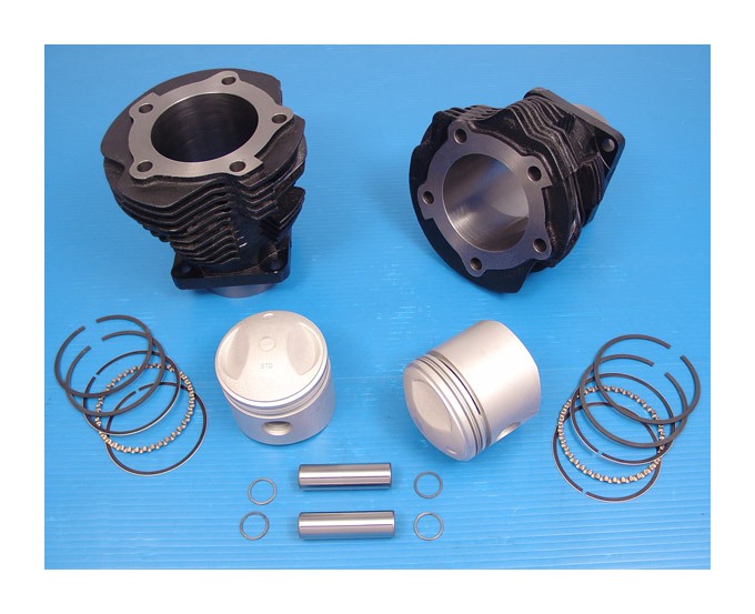 V-Twin Mfg. Complete Cylinder And Piston Kit For Harley Knucklehead ...