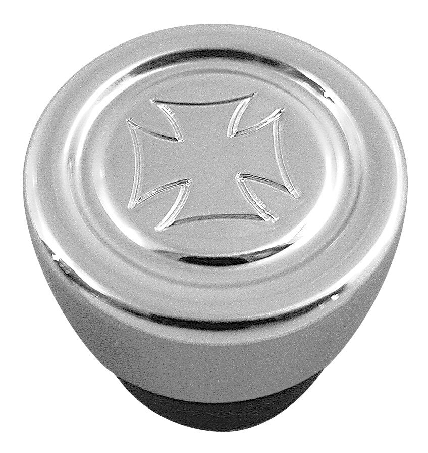 V-Twin Mfg. Maltese Cross Oil Tank Plug For Harley 1970-1999 | JPCycles.com