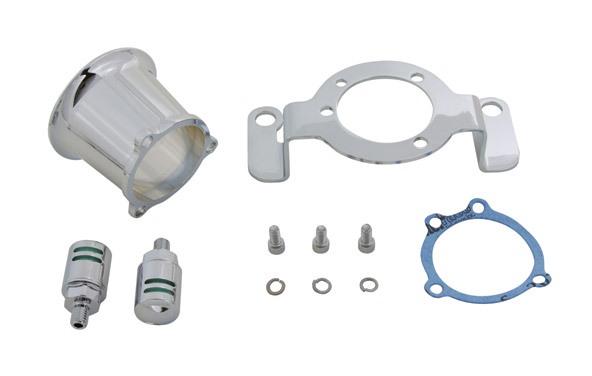 V-Twin Mfg. Chrome Velocity Stack Kit For Harley Twin Cam 1999-2006 ...