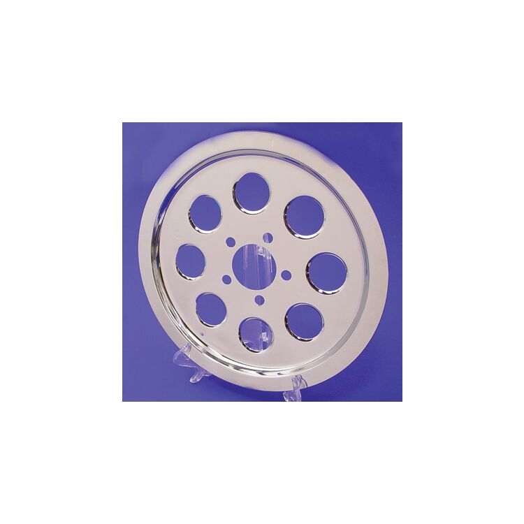 V-Twin Mfg. Chrome Belt Drive Pulley Insert For Harley FXD 2000-2005 ...