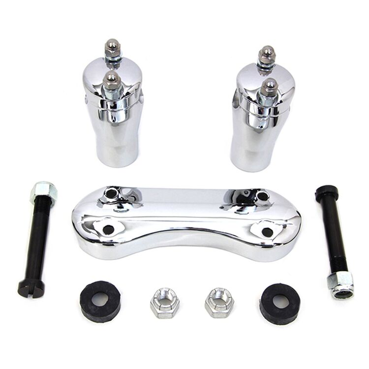 V-Twin Mfg. 3" Glide Riser Set For Harley FL 1949-1959 | JPCycles.com