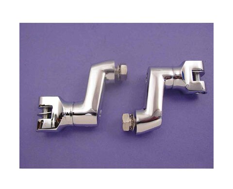 V-Twin Mfg. Chrome Offset Peg Mount | JPCycles.com