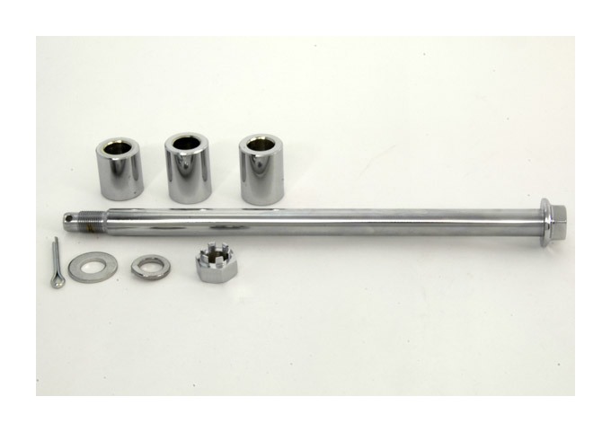 V-Twin Mfg. Chrome Rear Axle Kit For Harley FXD 2000-2005 | JPCycles.com