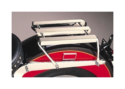 V-Twin Mfg. Chrome Luggage Rack For Harley Softail 1984-2006 | JPCycles.com
