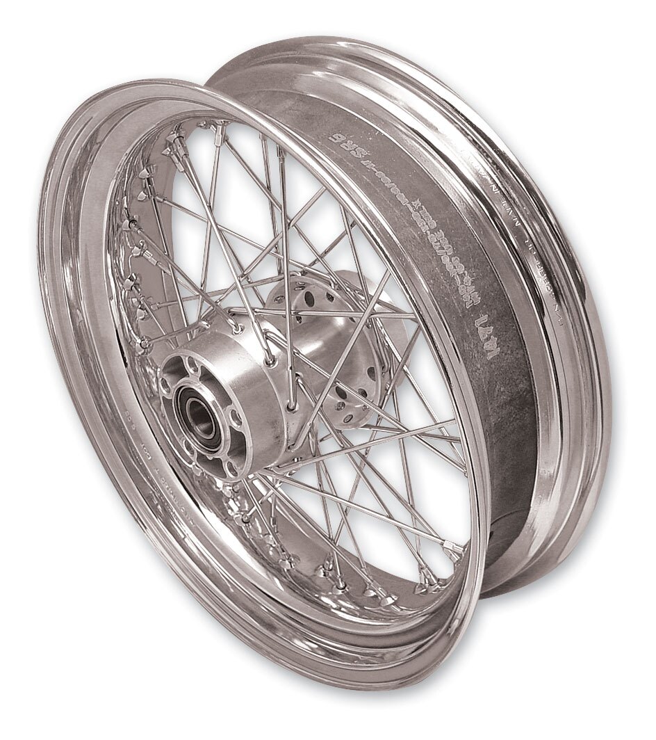 V-Twin Mfg. Replica 40 Spoke Chrome Rear Wheel For Harley Dyna 2006 ...