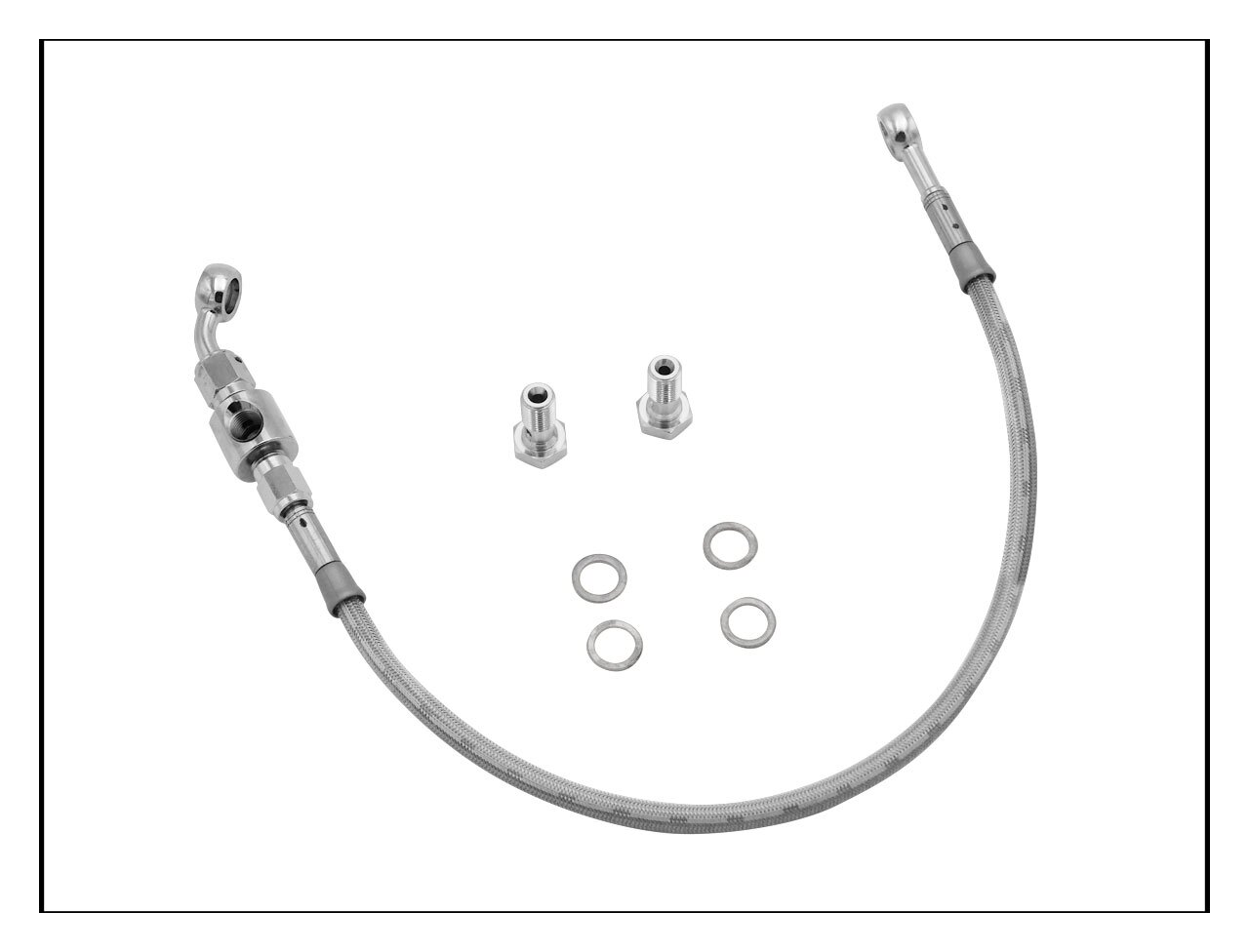 Goodridge OEM-Style DOT Rear Brake Line Kit For Harley Dyna 1991-2005 ...