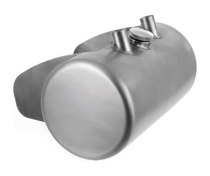 Kraft Tech Oil Tank with Battery Tray For Rigid Frame Sportster With ...