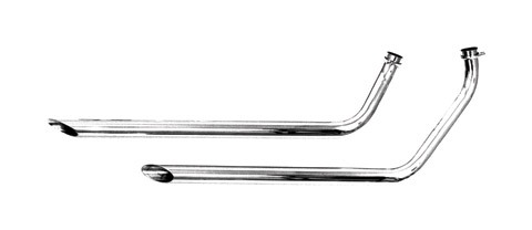 Paughco Shotgun Style Slash Cut Drag Pipes Full Exhaust System For ...