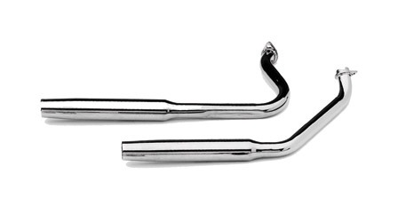 Paughco Staggered Dual Tapered Exhaust System For Harley Shovelhead ...