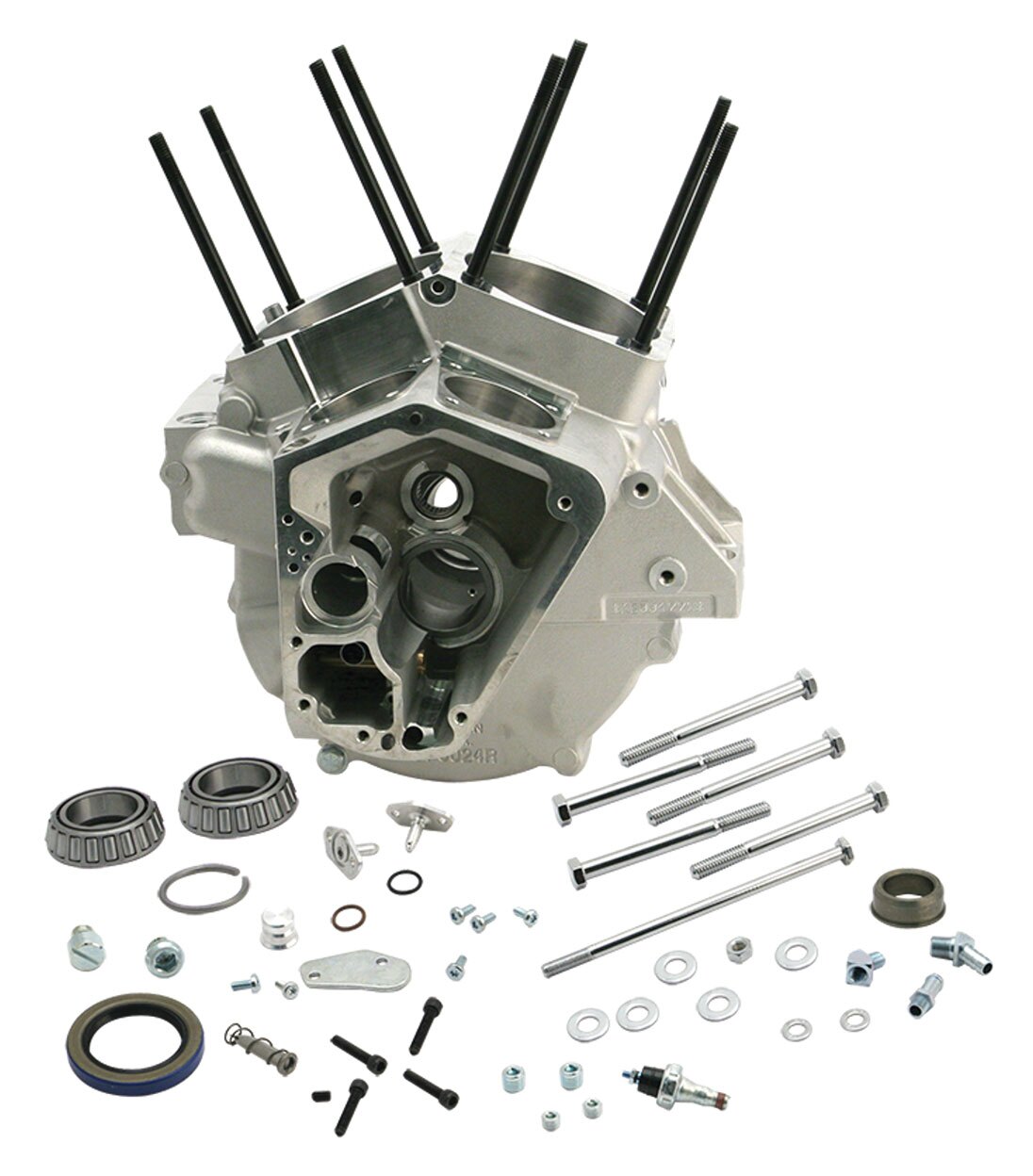 S&S Cycle Natural Crankcase 4-1/8" Bore And Small Diameter Flywheels ...