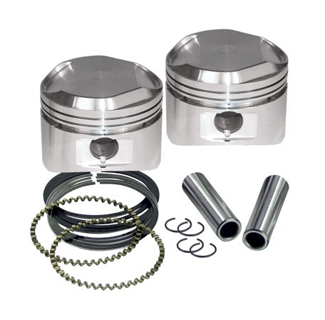 S&S Cycle Piston Kit 3.5" Bore .020 For Ironhead Sportster | JPCycles.com