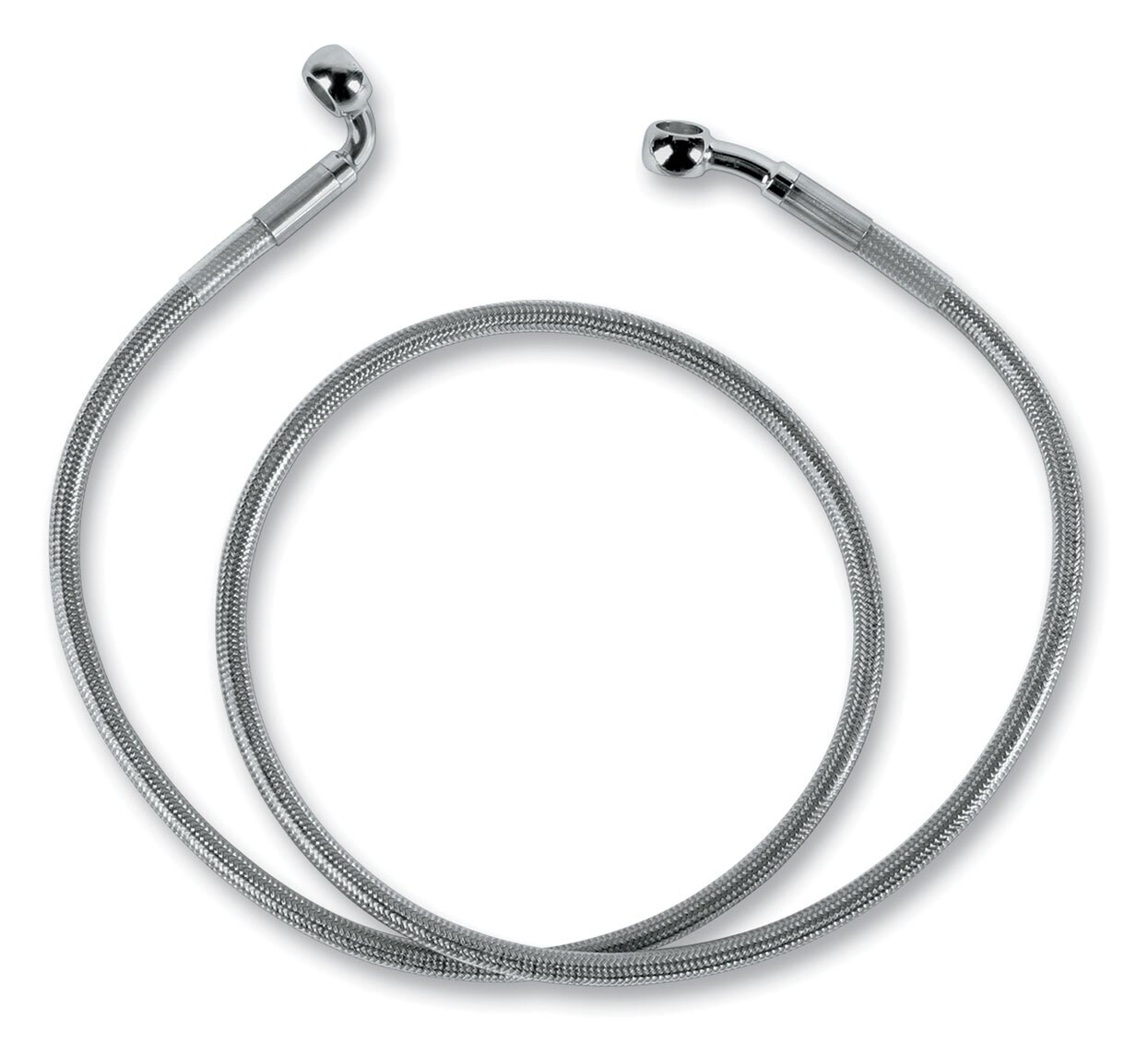 Drag Specialties Standard Length Front Brake Line Kit For Harley FLSTC ...