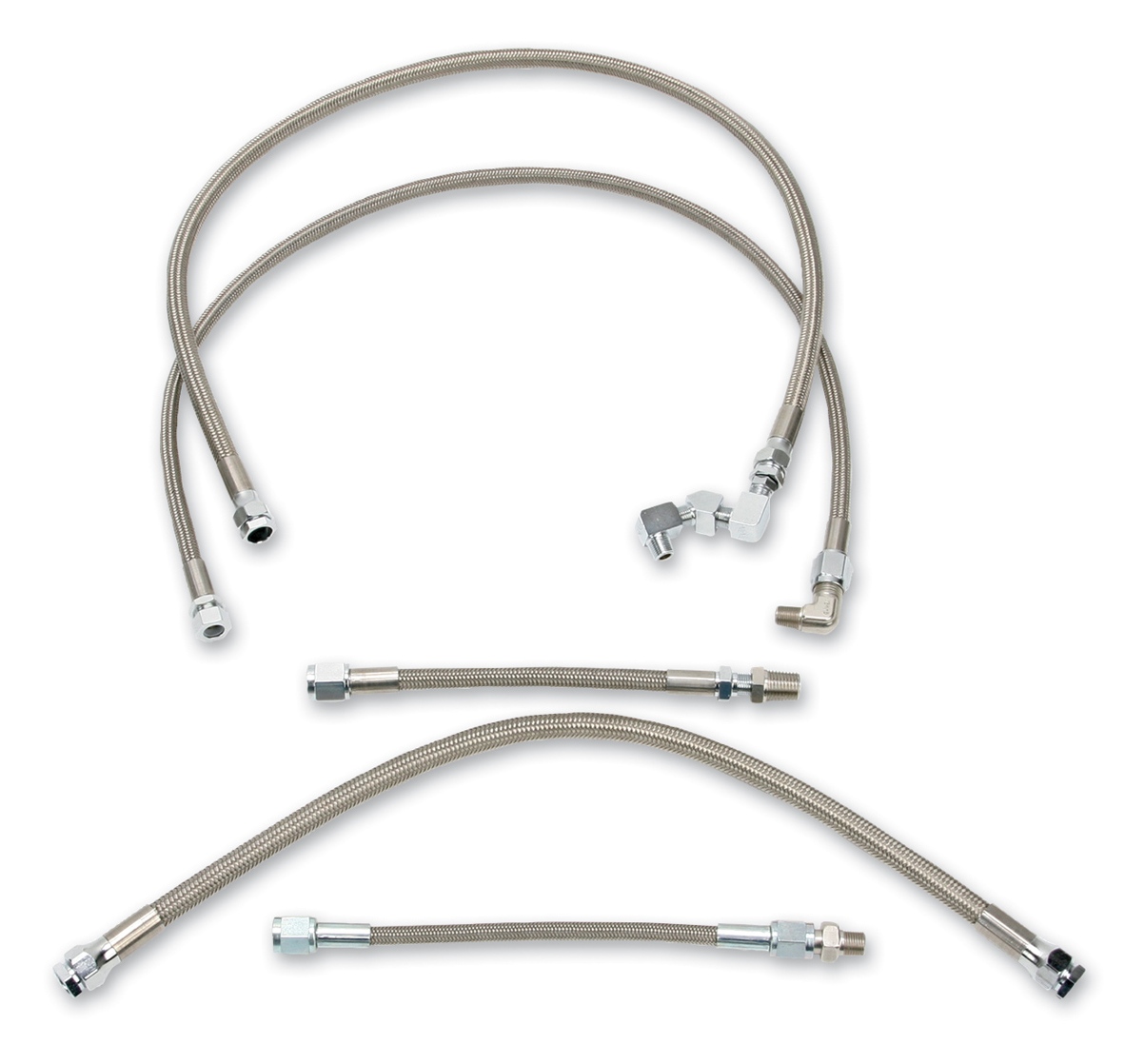 Drag Specialties Stainless Steel Braided Oil Line Kit For Harley ...