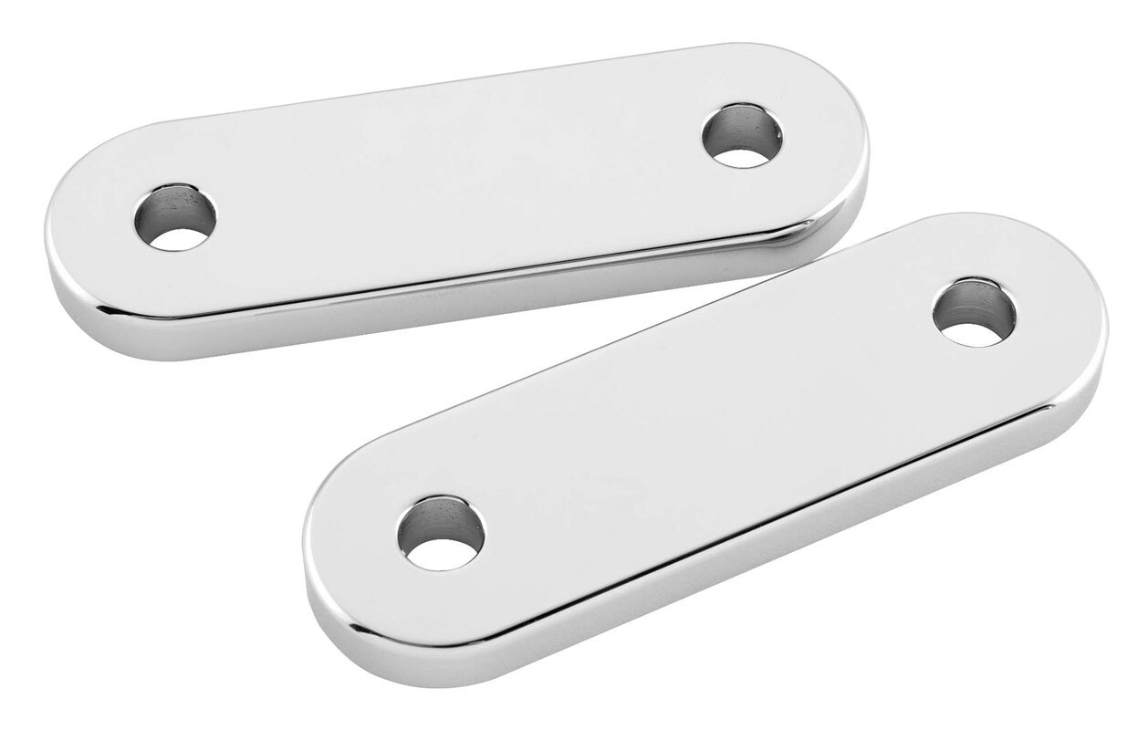 Biker's Choice Front Fender Spacers 1-1/4" W X 4" L X 3/8" H | JPCycles.com